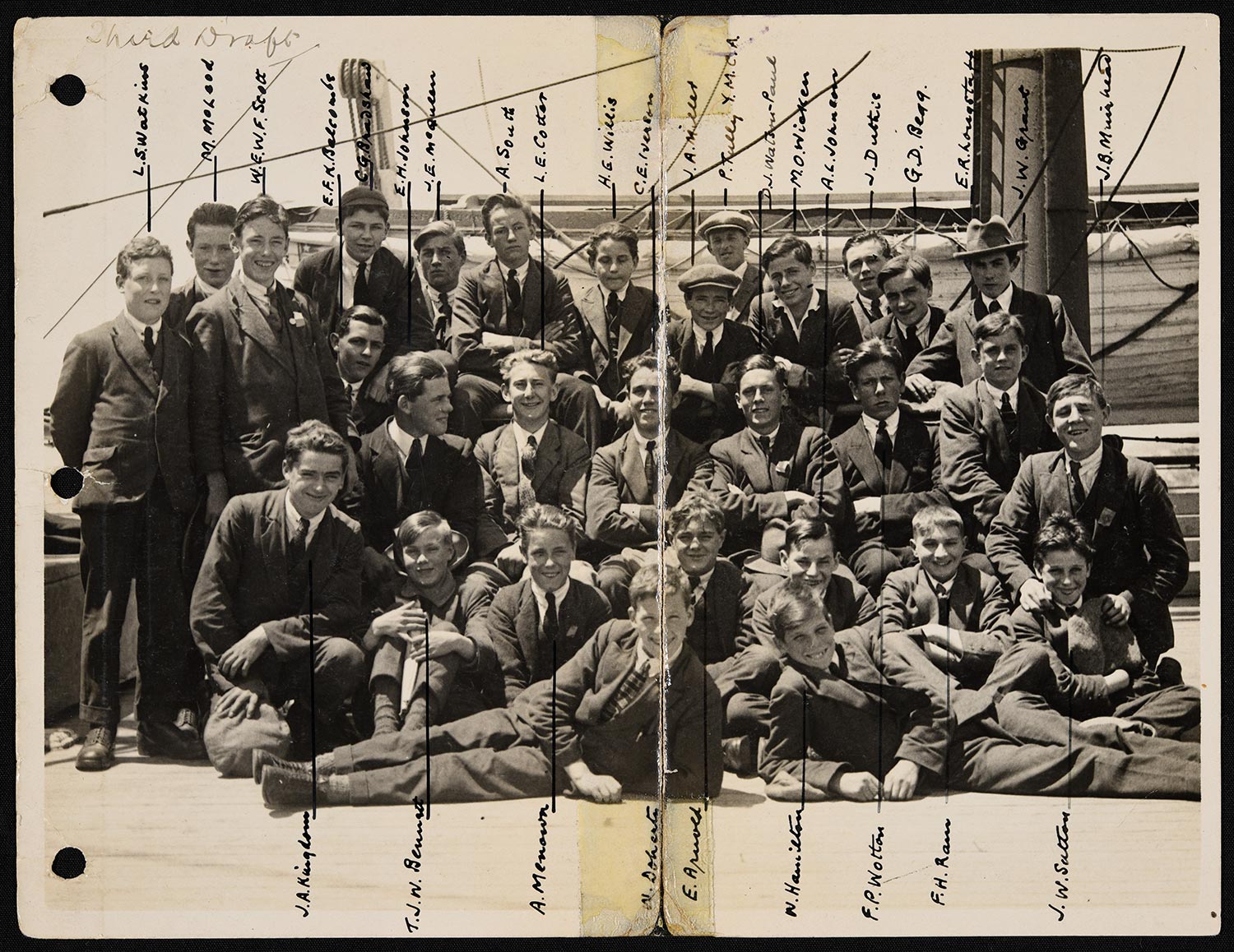 Boys Draft 3 – 1924 - Flock House - 100 Years